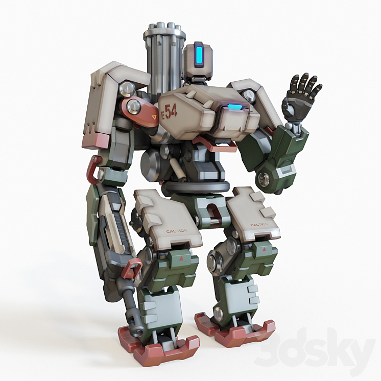 Overwatch bastion toy - Toy - 3D model