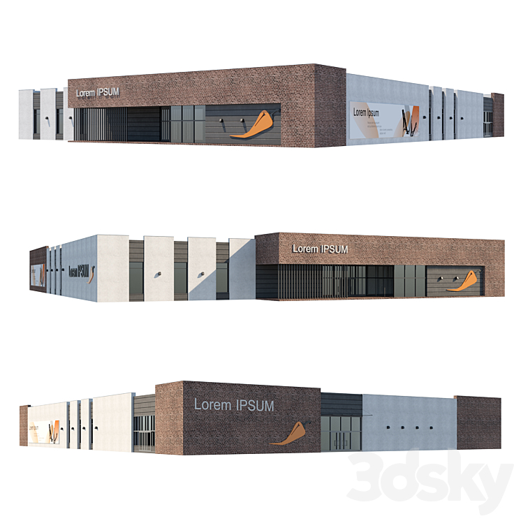 Store - Building - 3D model