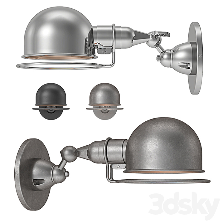 RH - Atelier Sconce - Wall light - 3D model