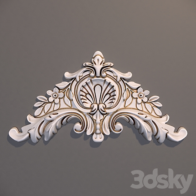Ornament: Europlast 1.60.030 - Decorative plaster - 3D model