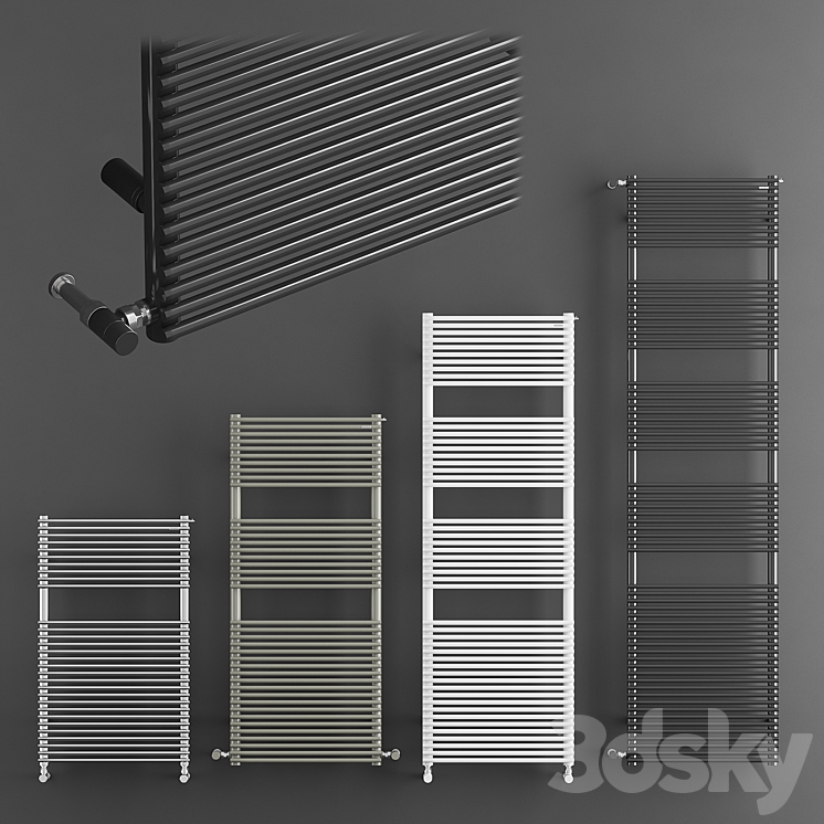 Tubes radiatori basics 14 - Towel rail - 3D model