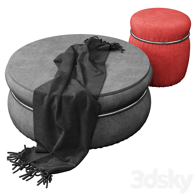 Pouf bonaldo ring - Other soft seating - 3D model