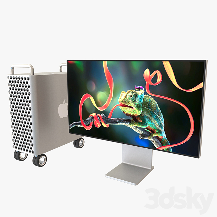 Mac pro 2019 - PC & other electronics - 3D model