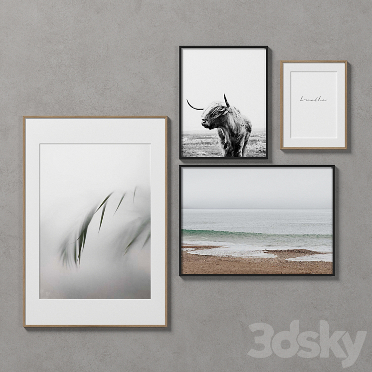 Gallery Wall_030 - Frame - 3D model
