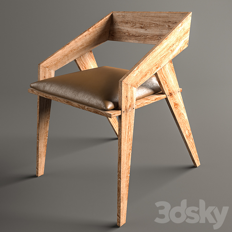 Hank Chair by Jory Brigham - Chair - 3D model