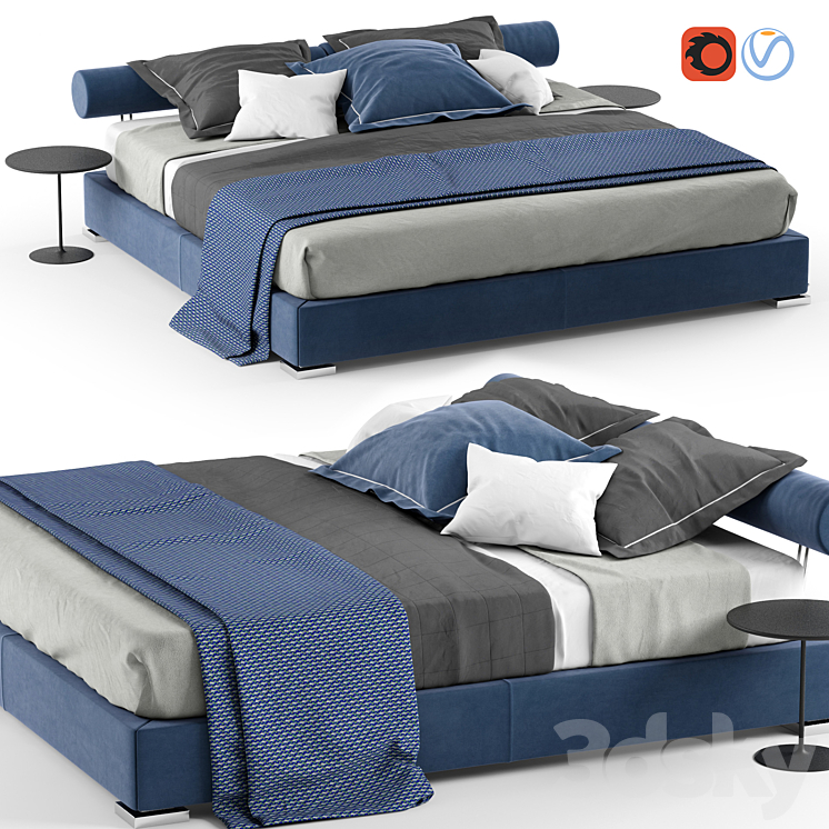 Bed Twils Max Rollo - Bed - 3D model