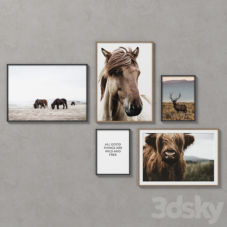 Gallery Wall_046 - Frame - 3D model