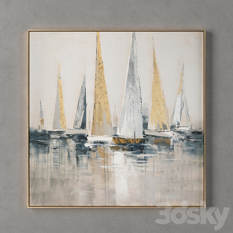 Painting_007 - Frame - 3D model