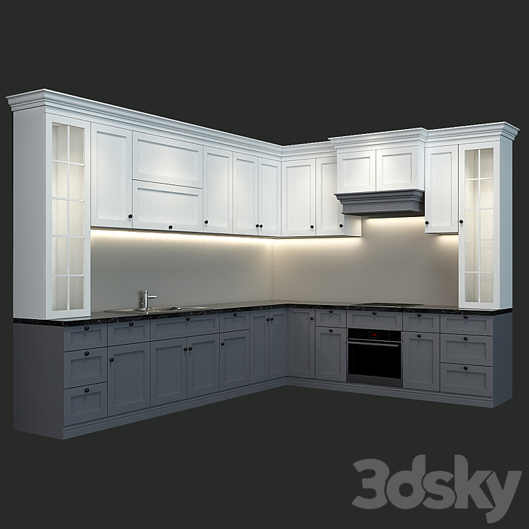 Classic kitchen - Kitchen - 3D model