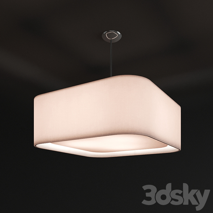Square by Penta - Pendant light - 3D model