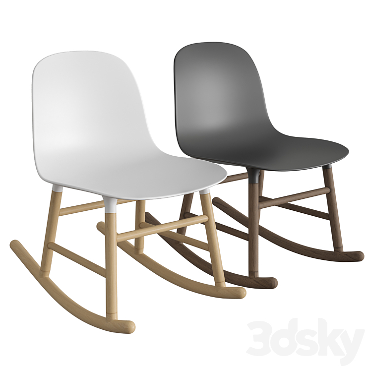 Form rocking chair - Chair - 3D model