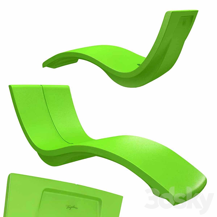Tropitone Curve Chaise Lounge 3d model - Other - 3D model