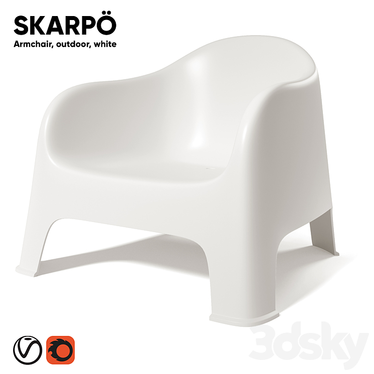 SKARPO Ikea / SCARPO Ikea - Arm chair - 3D model