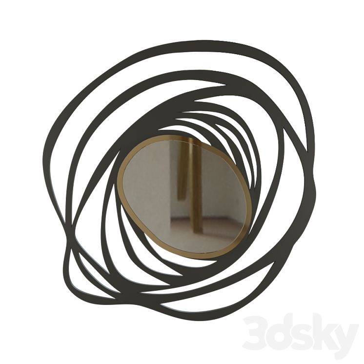 Modern mirror - Mirror - 3D model