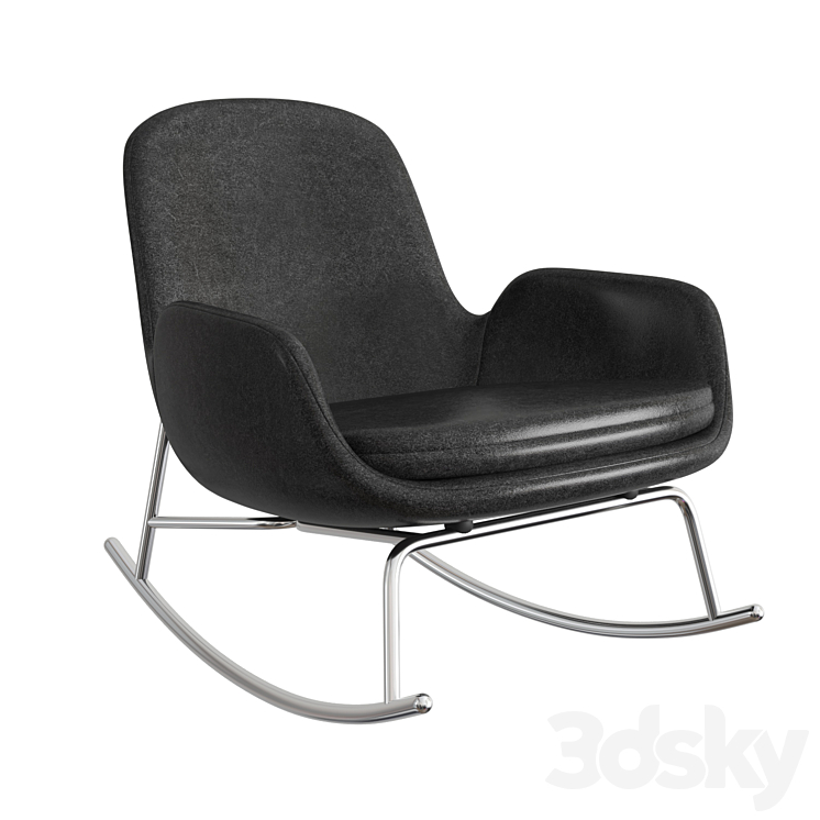 Era Rocking Chair Low - Arm chair - 3D model