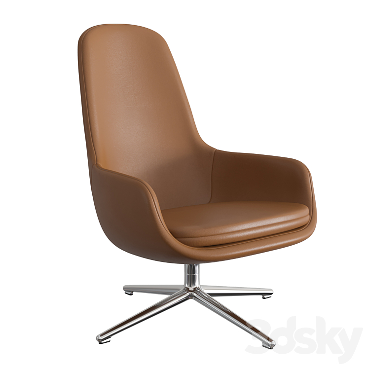Era Lounge Chair High Swivel - Arm chair - 3D model