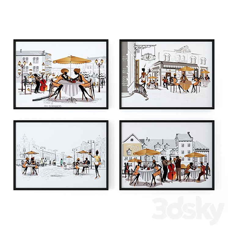 City drawings 3 - Frame - 3D model