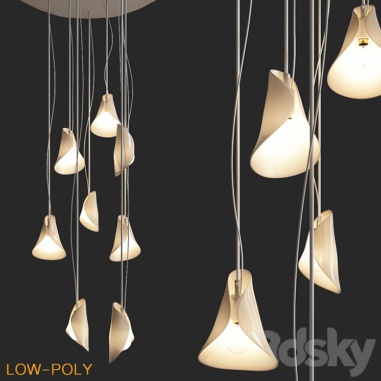 GAMADECOR PAPPARDELLE - Pendant light - 3D model