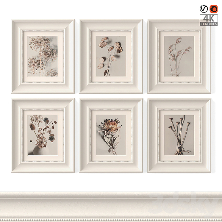 Classic paintings - Frame - 3D model
