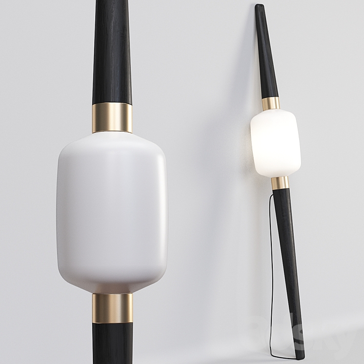 B-LIGHT Floorlamp by Dan Yeffet - Floor lamp - 3D model