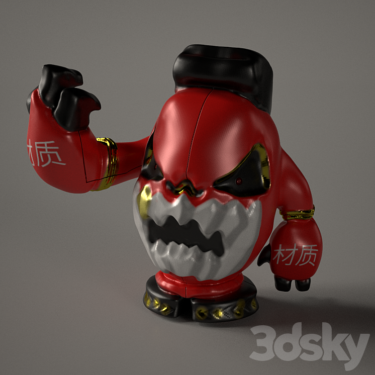 Angry toy - Toy - 3D model