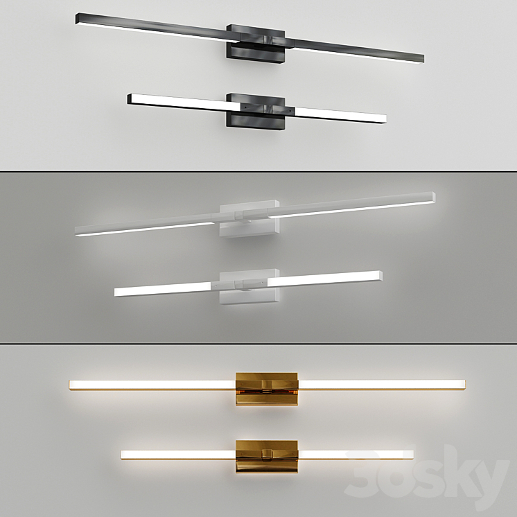 Pandora Horizontal Sconce - Wall light - 3D model
