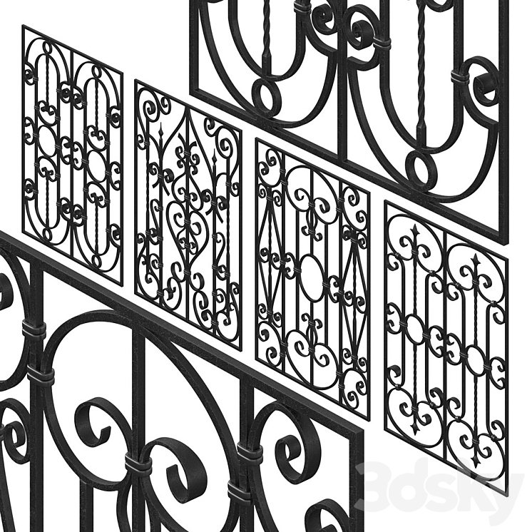 Window grill - Miscellaneous - 3D model