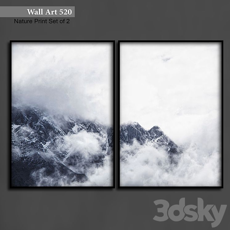 Pictures 520 - Frame - 3D model
