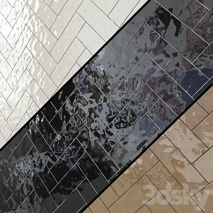 EQUIPE COUNTRY (Ekipe Country) Chevron - Tile - 3D model