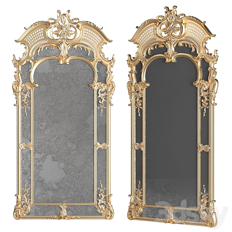 classical mirror 2 - Mirror - 3D model
