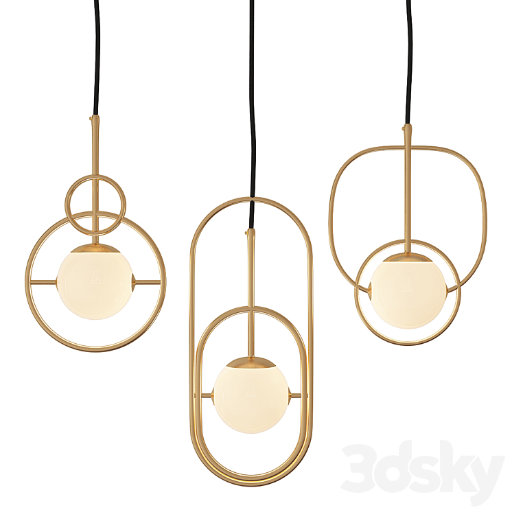 CHARADE Chandelier - Pendant light - 3D model