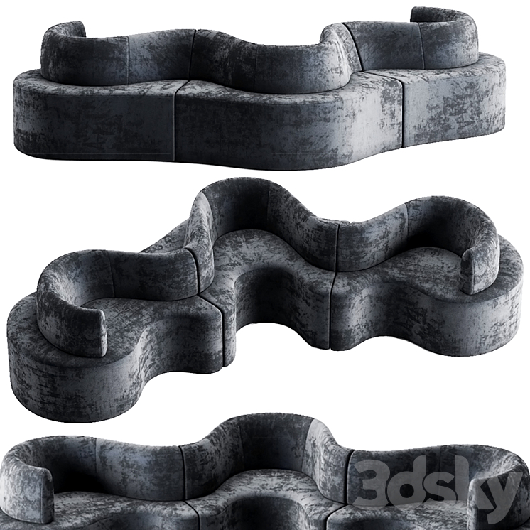 Distro Sofa - Sofa - 3D model