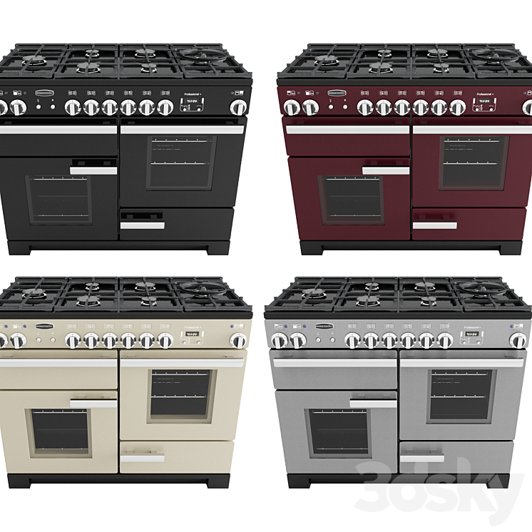Rangemaster Professional Plus 110 - Kitchen appliance - 3D model
