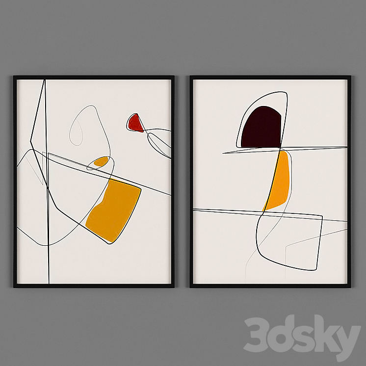 Abstract_art_2 - Frame - 3D model