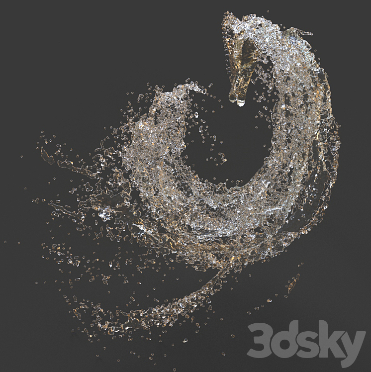 Splash liquid - Liquid - 3D model