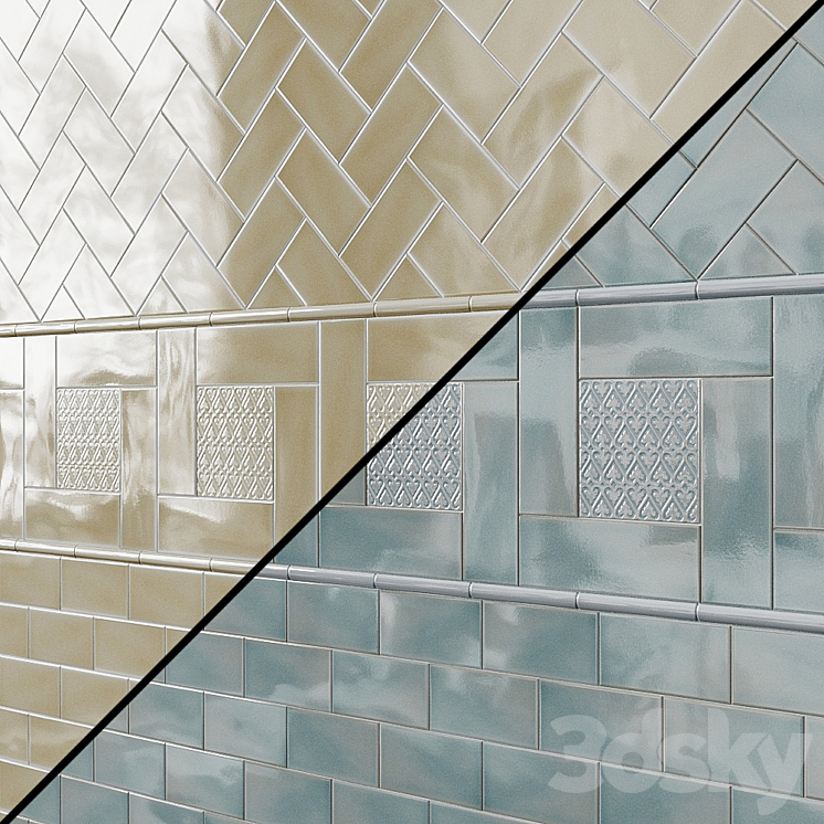 Ceramic tile ADEX OCEAN / Adex Ocean / 2 - Tile - 3D model