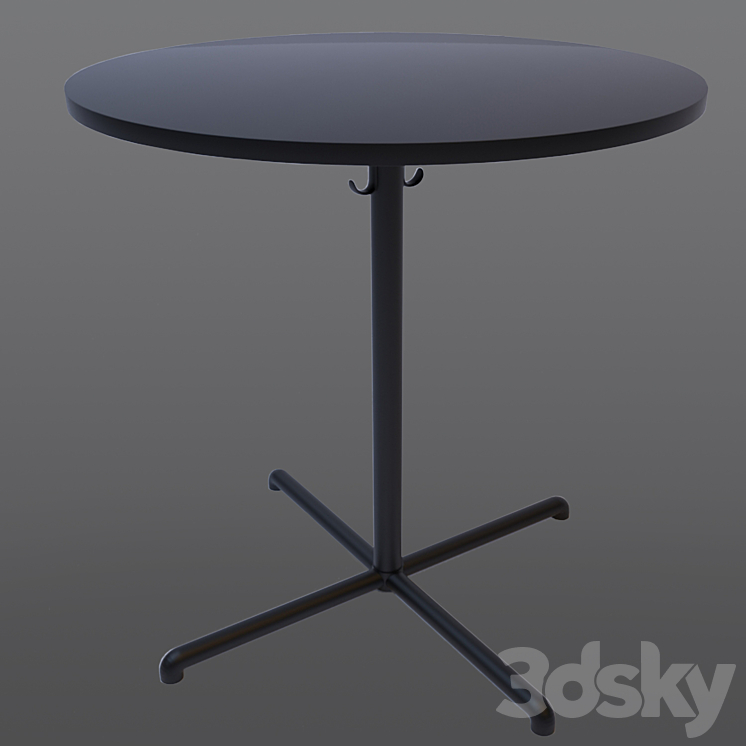 Anthracite Table Ikea - Table - 3D model