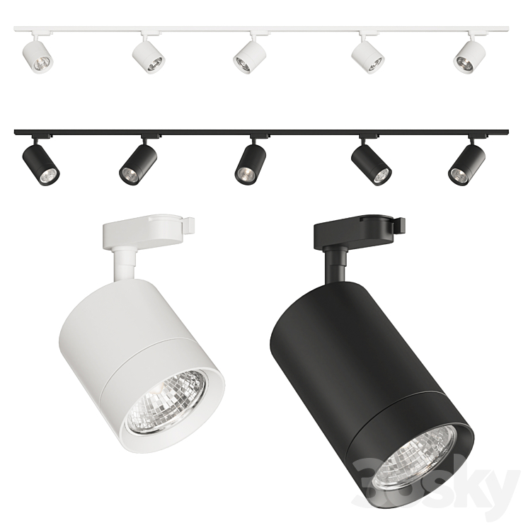 Lightstar canno - Technical lighting - 3D model