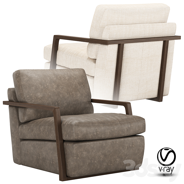 Four Hands / Judd Chair - Arm chair - 3D model