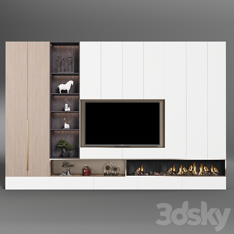 Tv ark - TV Wall - 3D model