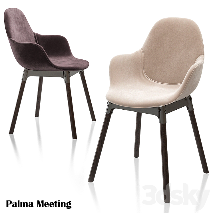 Offecct Palma Meeting stoel - Chair - 3D model