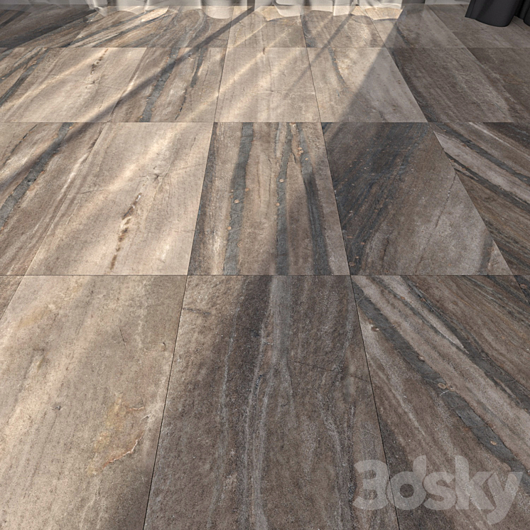 Marble Floor Evolution Earth Set 2 - Tile - 3D model