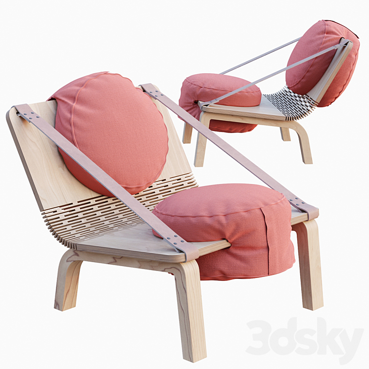 AVE Dango - Arm chair - 3D model