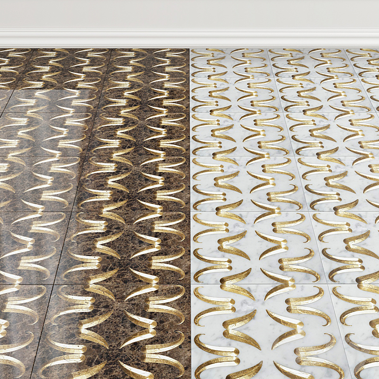 Luxury 4 by Lithos Design - Tile - 3D model