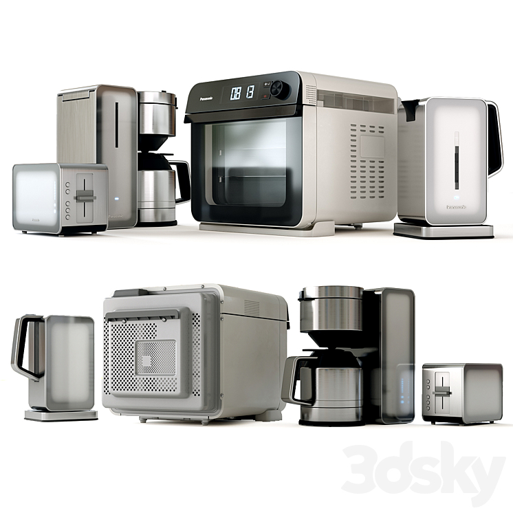 Panasonic kitchen set - Kitchen appliance - 3D model