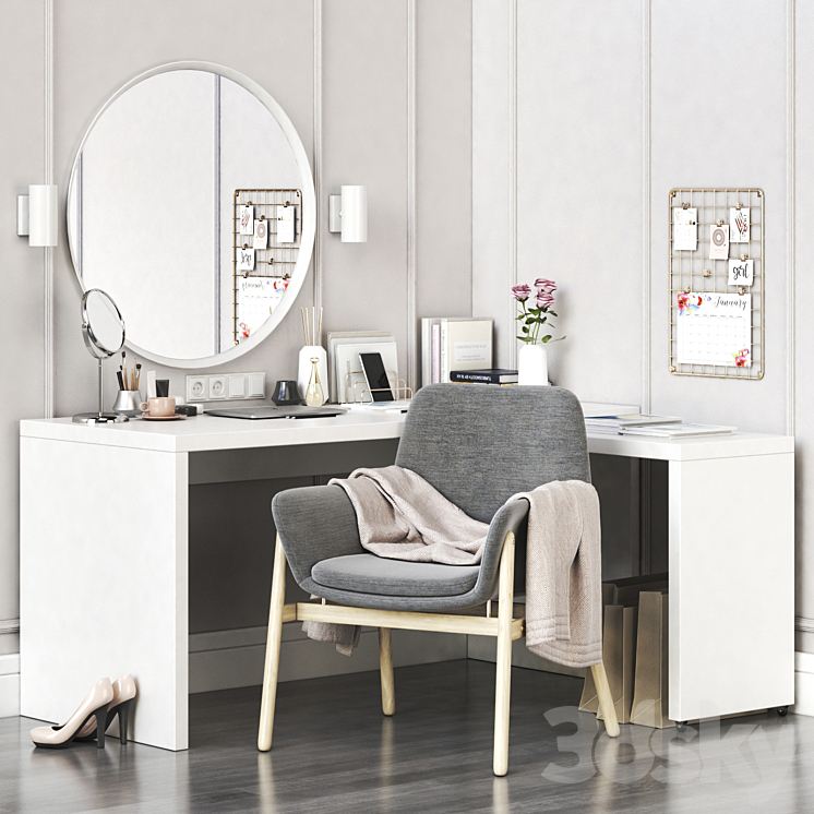 Ikea dressing table grey store