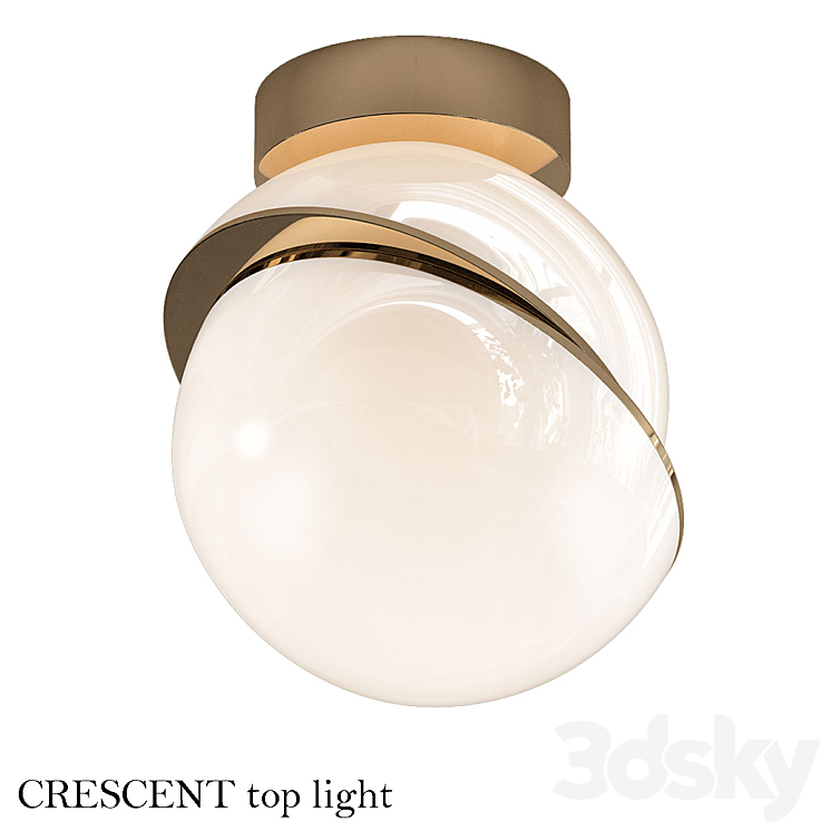 Crescent_Top_Light - Ceiling lamp - 3D model