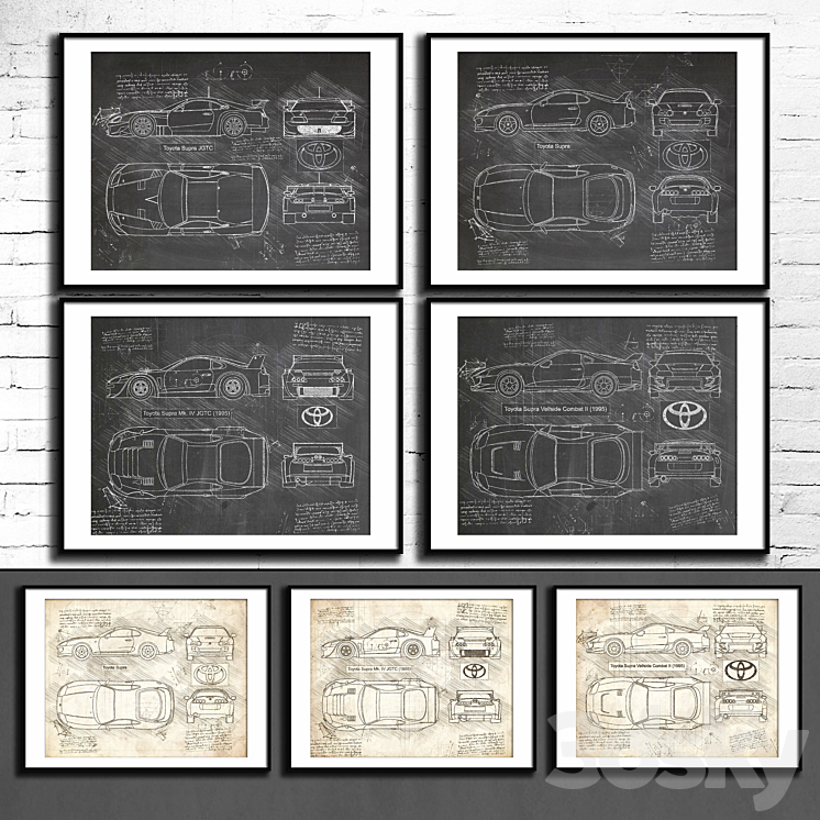 Pictures 544 - Frame - 3D model