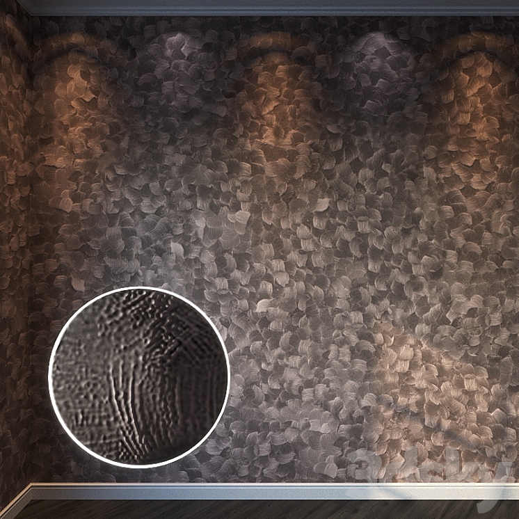 Decorative Stucco 530 - 8K Material - Wall covering - 3D model