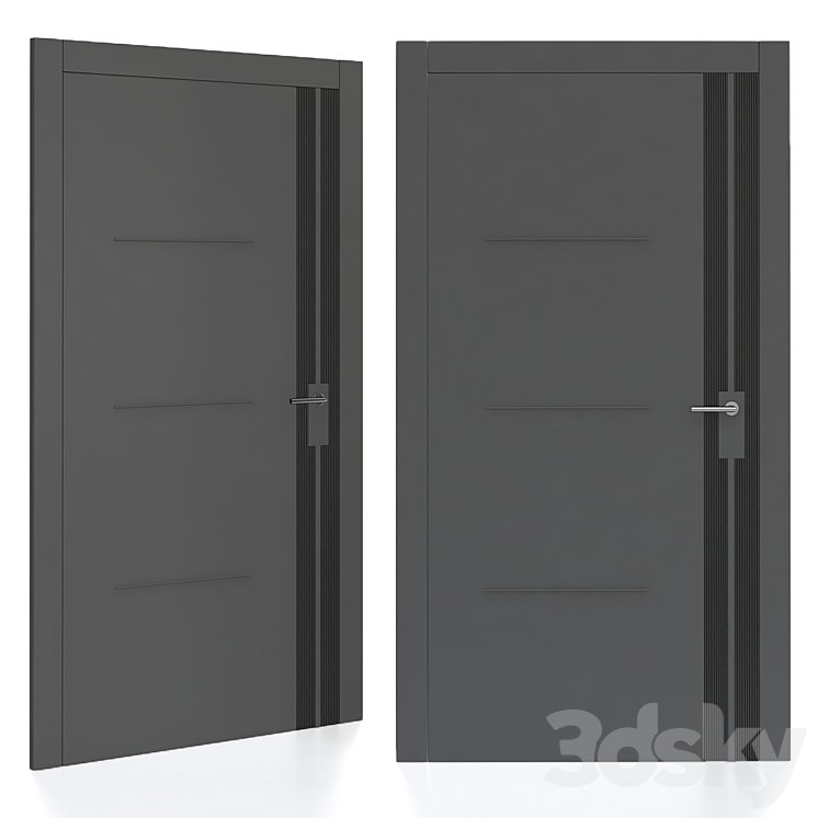 Interior Doors Premium Pro No. 58 - Doors - 3D model